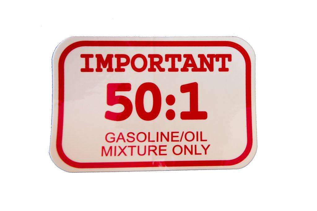 Label, Gas/Oil Mixture – Air-Tech Inc. | Quicksilver Ultralight Aircraft