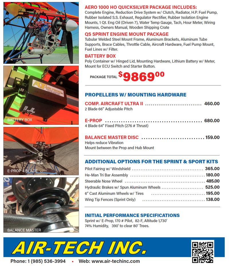 AERO 1000 HO ENGINE – Air-Tech Inc.