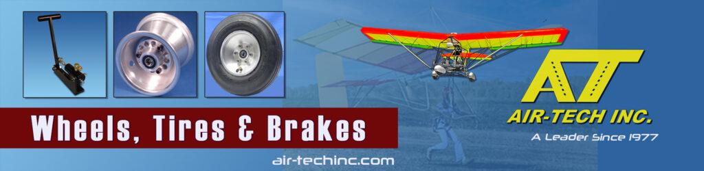 Wheels, Tires & Brakes – Air-Tech Inc. Ultralight Aircraft