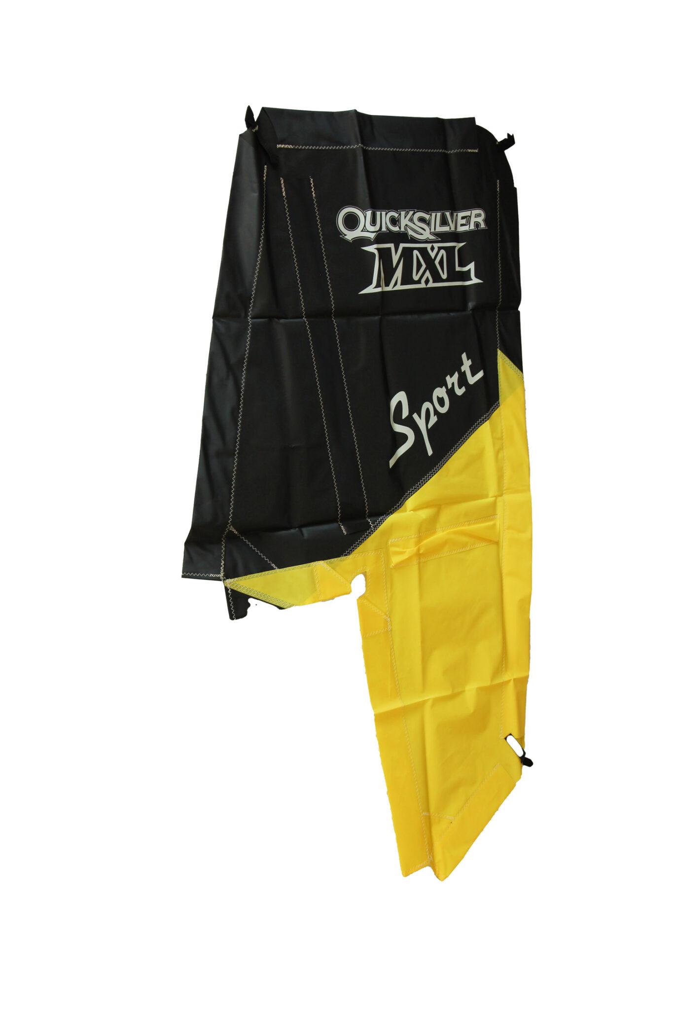 Rudder Sail, Black and Yellow Quicksilver MXL Sport – Air-Tech Inc ...