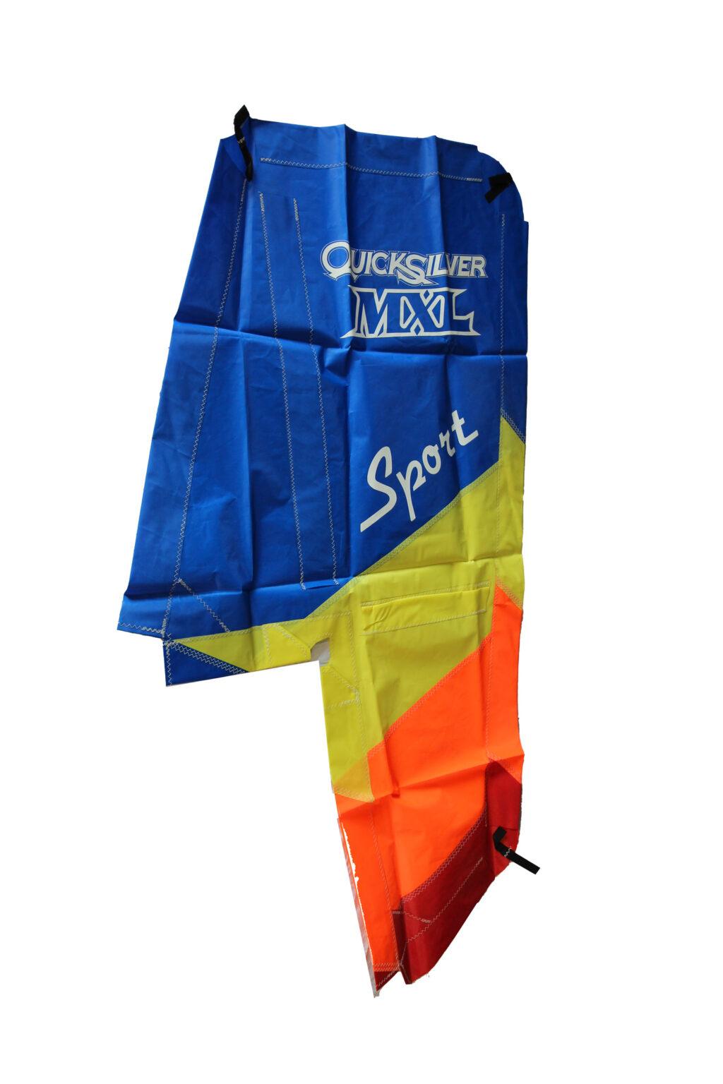 Sport MXL Rudder Sail – Blue, Florescent Yellow, Dayglow Orange and Red ...