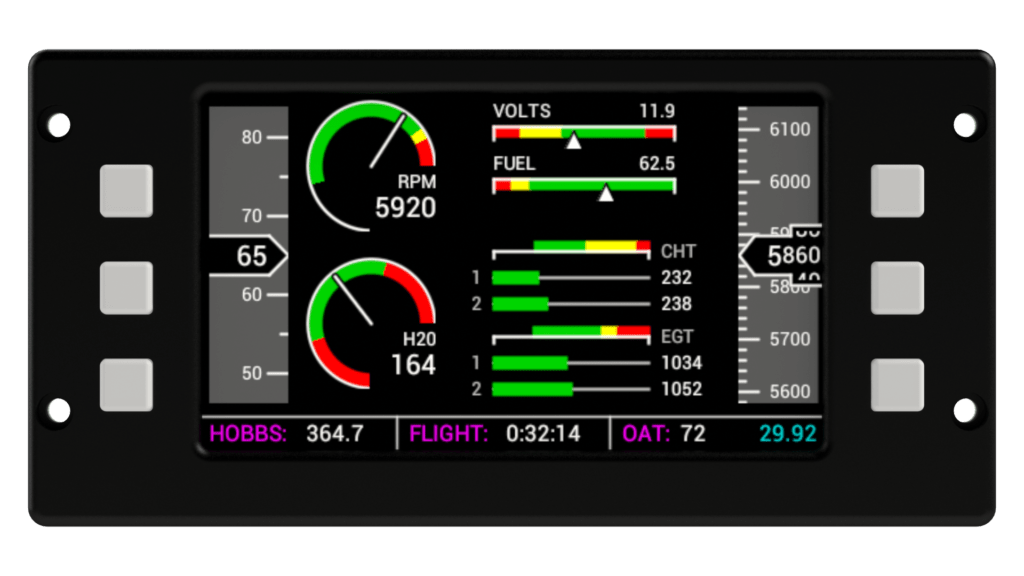 2 Cylinder Engine Monitor – Air-Tech Inc. – Quicksilver Ultralight Aircraft