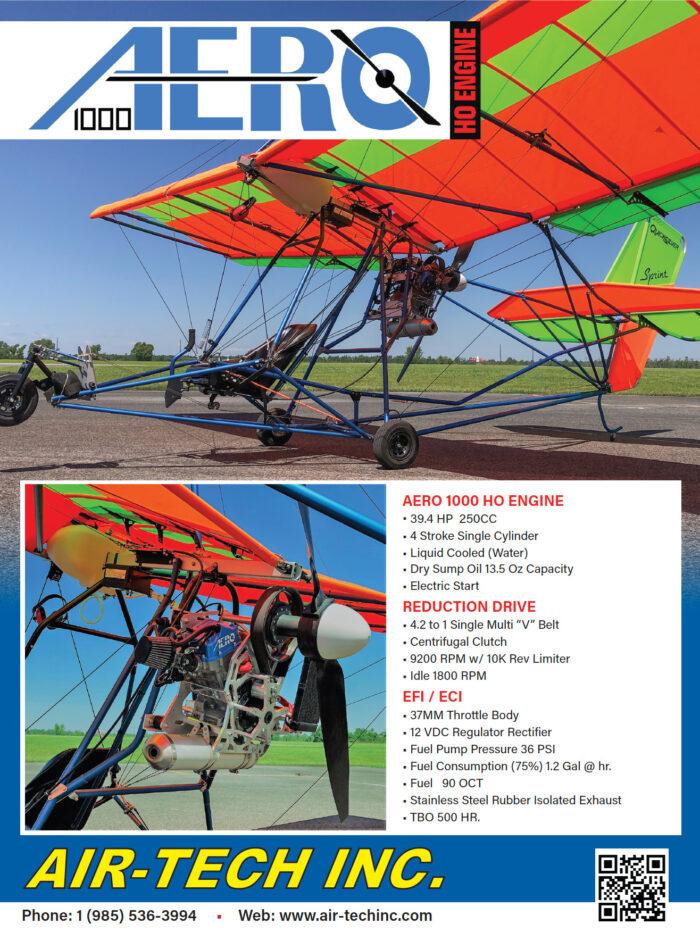 AERO 1000 ENGINE PACKAGE – Air-Tech Inc. – Quicksilver Ultralight Aircraft